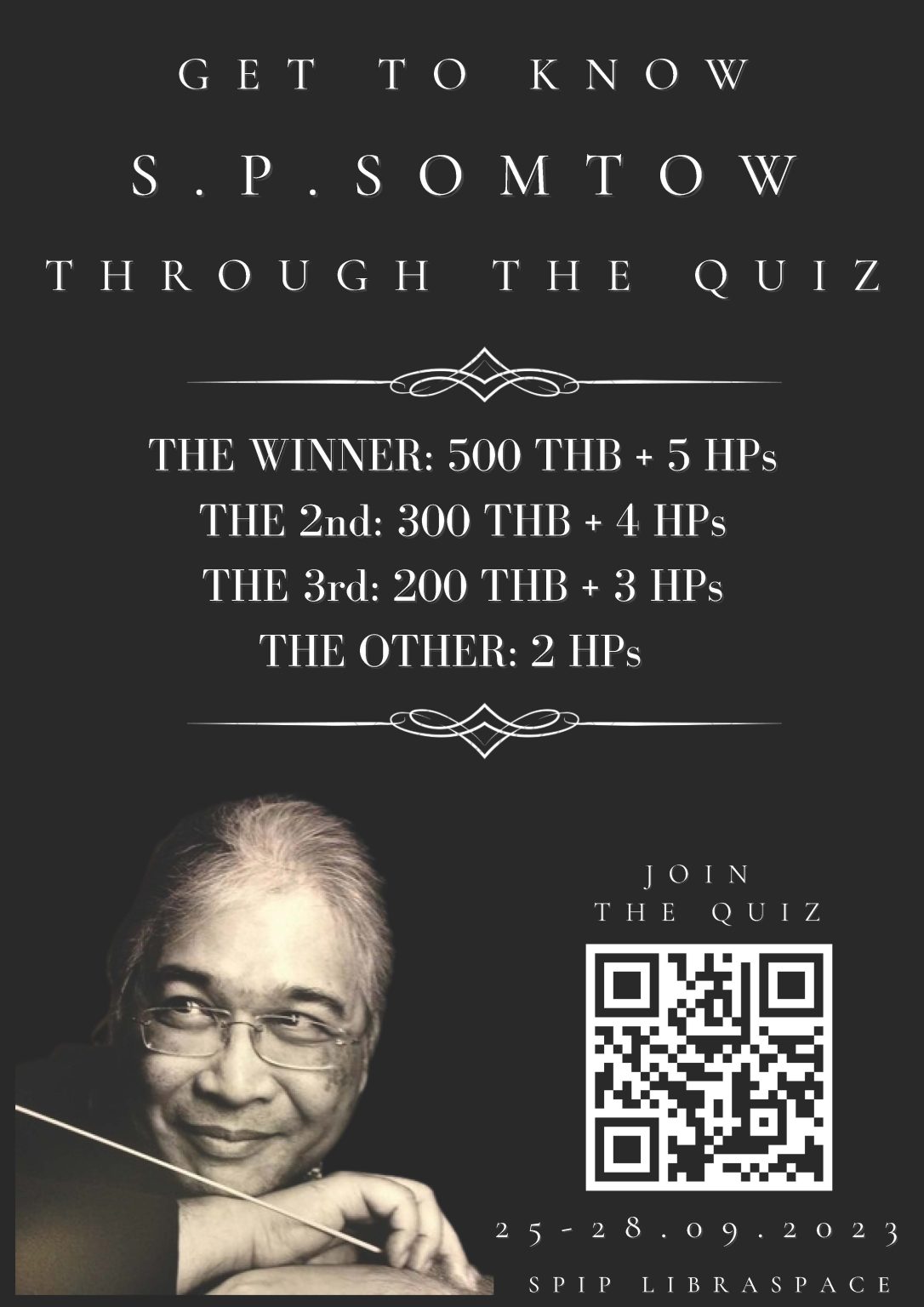 Get to know S.P. Somtow through the quiz | SPIP